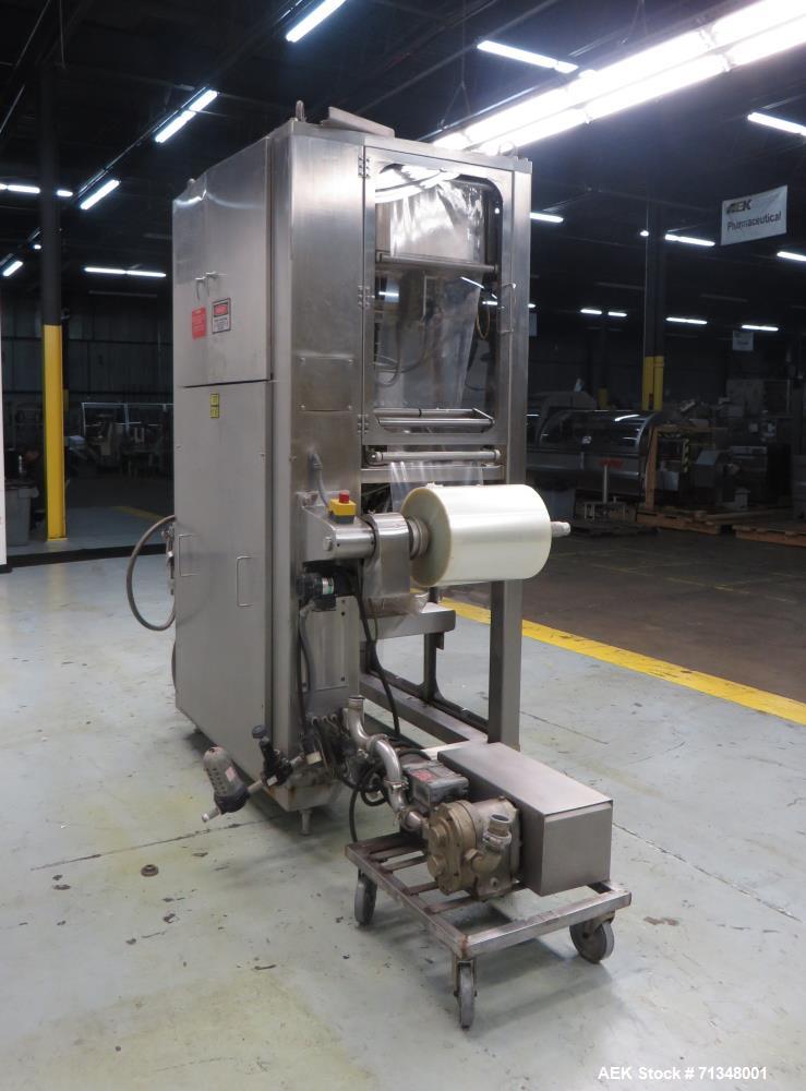 Used Cryovac Onpack Model 2000B Vertical Form Fill and Seal Machine.