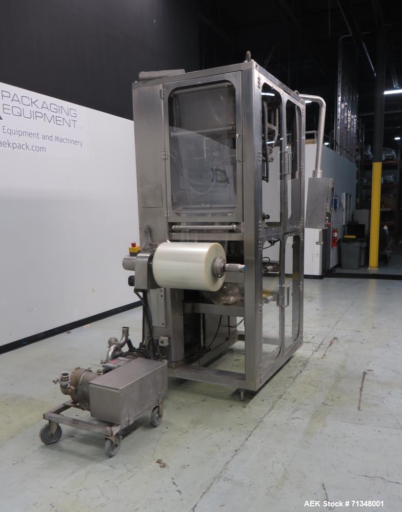 Used Cryovac Onpack Model 2000B Vertical Form Fill and Seal Machine.