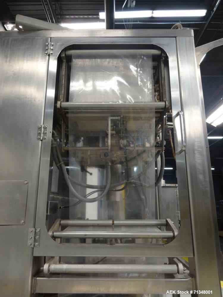Used Cryovac Onpack Model 2000B Vertical Form Fill and Seal Machine.