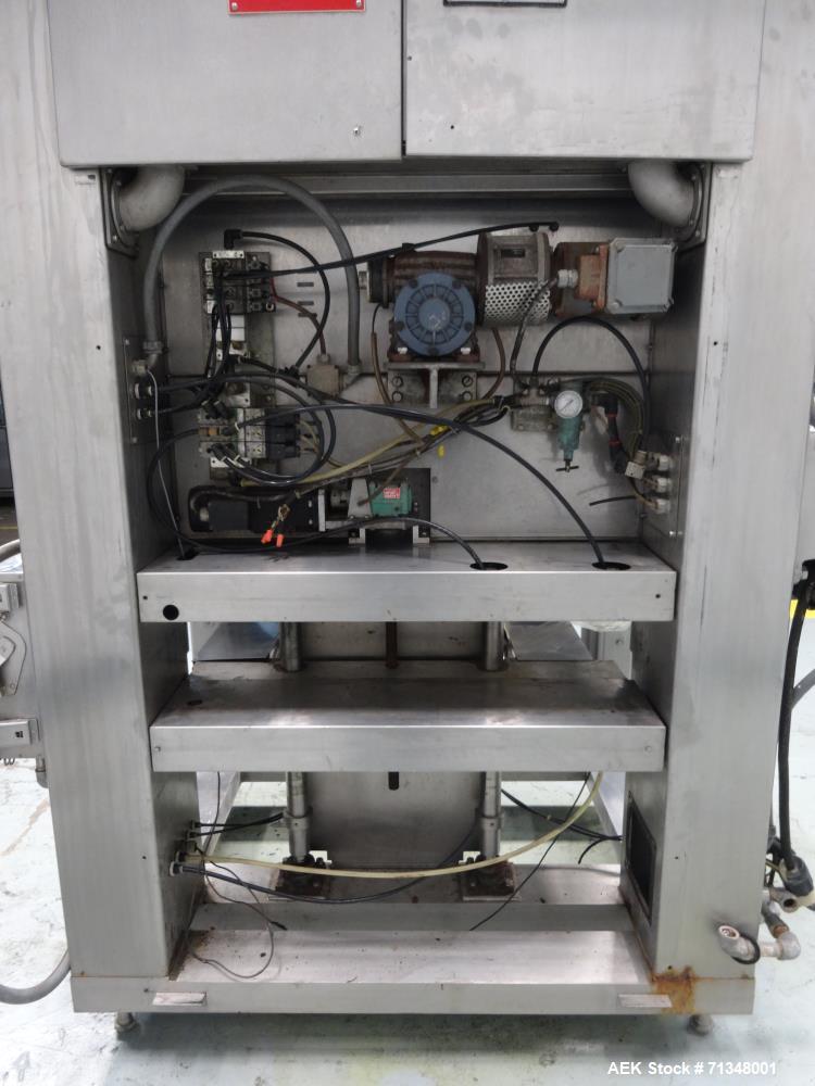 Used Cryovac Onpack Model 2000B Vertical Form Fill and Seal Machine.