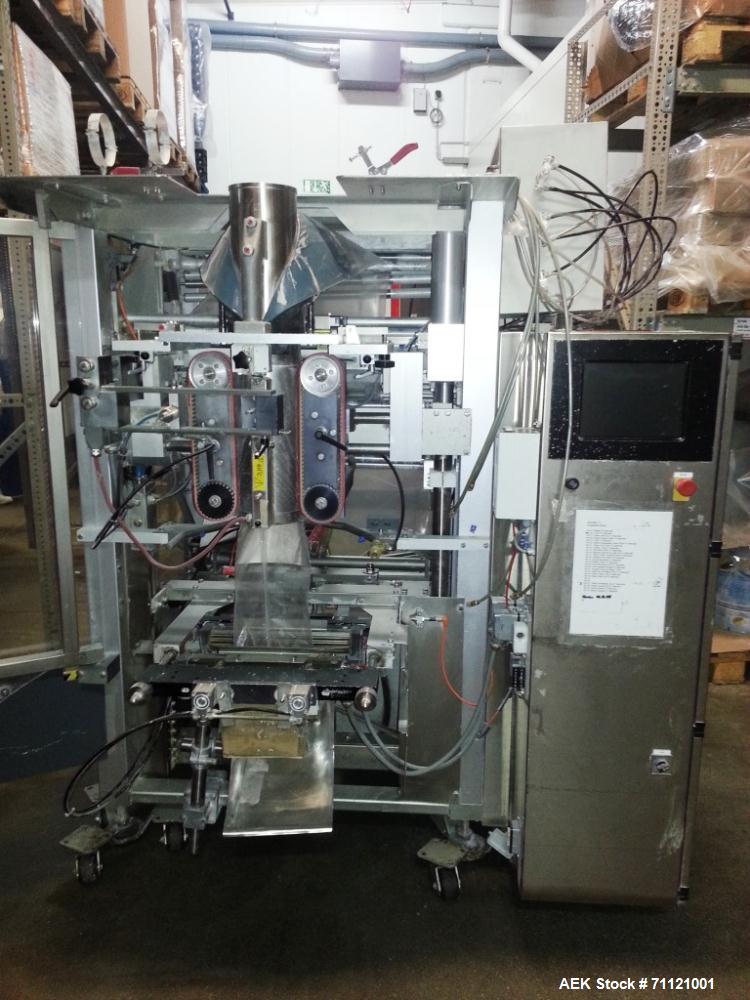 Used Bosch Vertical Form Fill Seal Machine, Model SVK3600L. Capacity