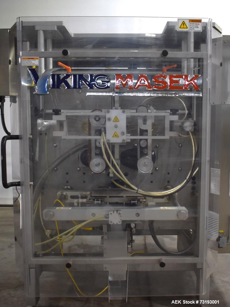 Used- Viking Masek Intermittent Motion Vertical, Form, Fill and Seal