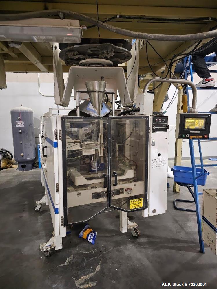 Used Hayssen Ultima Vertical Form, Fill and Seal Bagging System. Incl