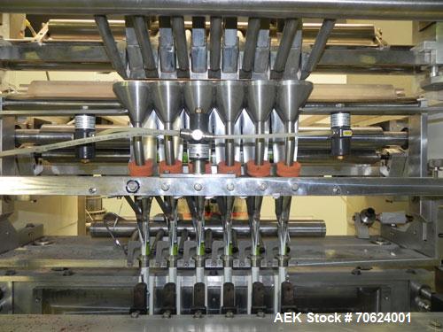 Used Universal Pack Alpha Stickpack Machine. Model Alpha M6B is a 6
