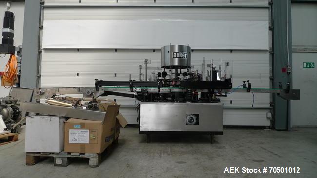 UsedAnker Roland Labeling Machine. Includes drive belts, spare parts