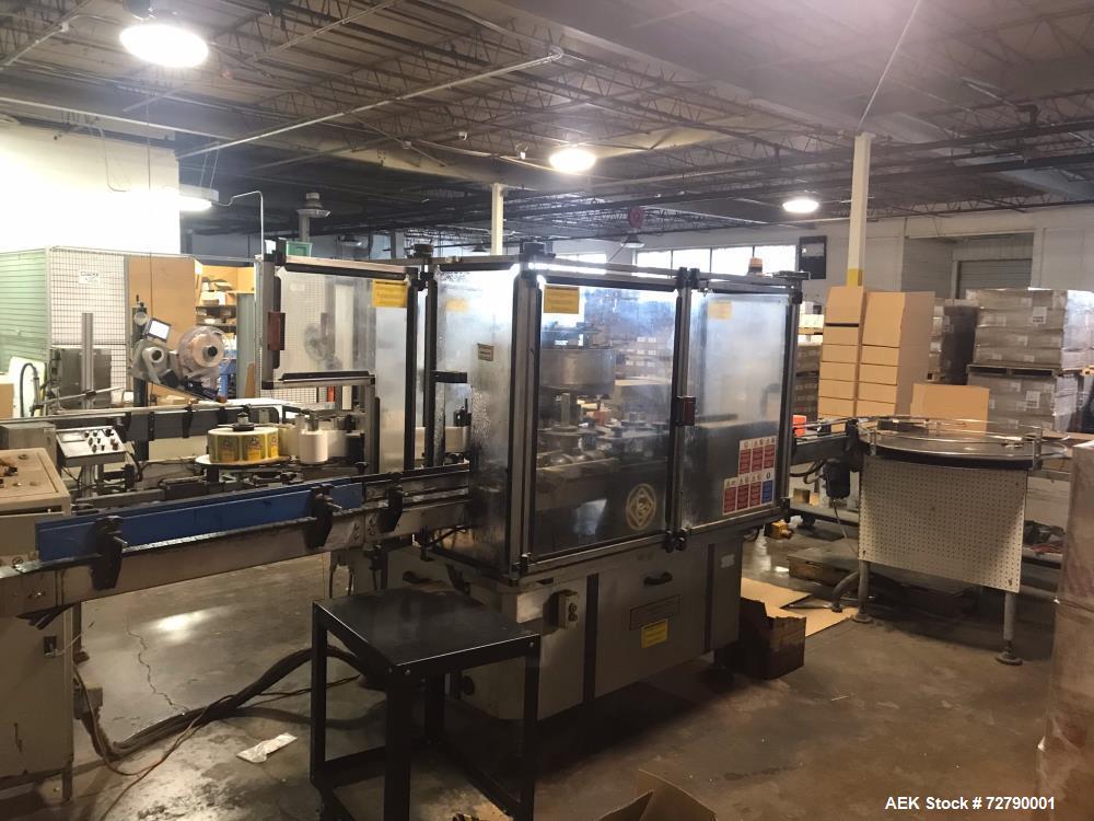 Used-Cavagnino & Gatti Rotary Labeler, Model C498