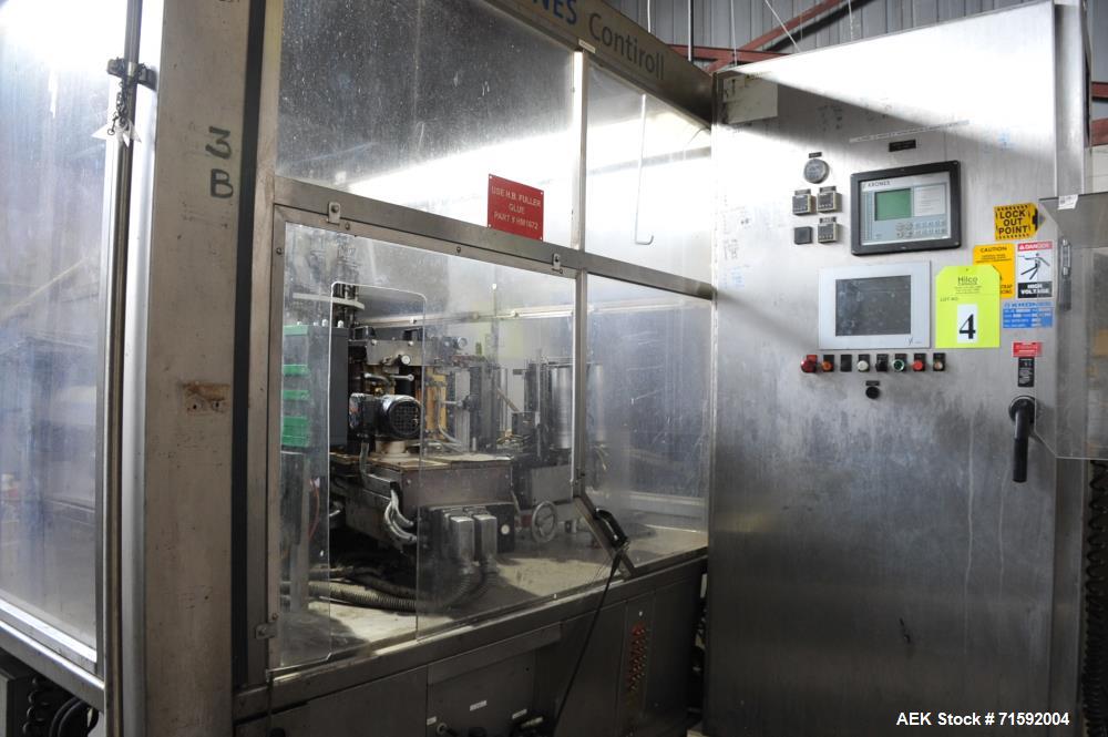 Used Krones "Contiroll" Automatic Rotary 15-Station Wraparound Glue L