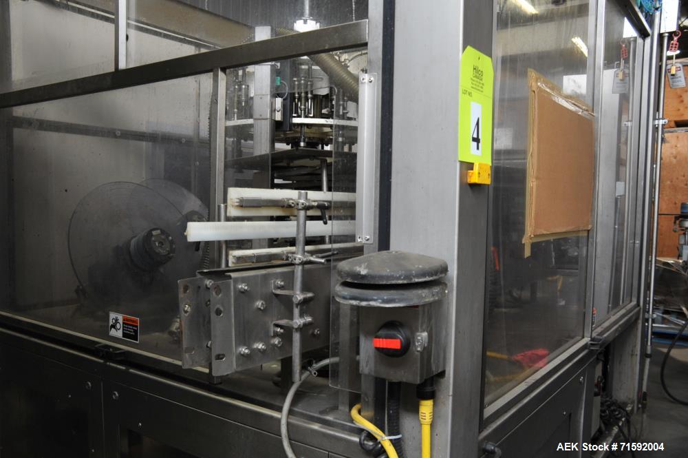 Used Krones "Contiroll" Automatic Rotary 15-Station Wraparound Glue L