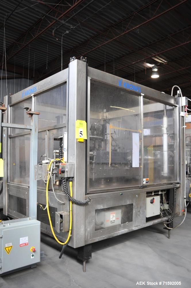 Used Krones "Contiroll" Automatic Rotary 15-Station Wraparound Glue L