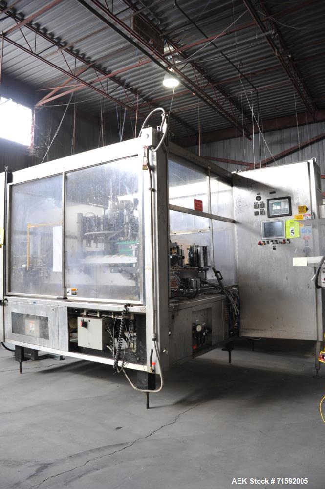 Used Krones "Contiroll" Automatic Rotary 15-Station Wraparound Glue L