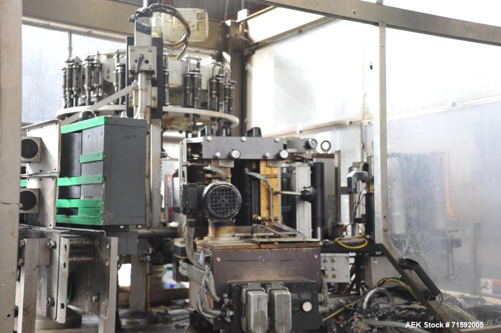 Used Krones "Contiroll" Automatic Rotary 15-Station Wraparound Glue L