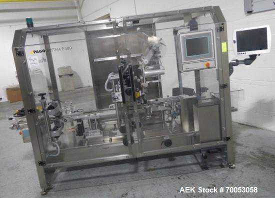 UsedOne (1) used Uhlmann carton labeler, model PAGO System P580, type