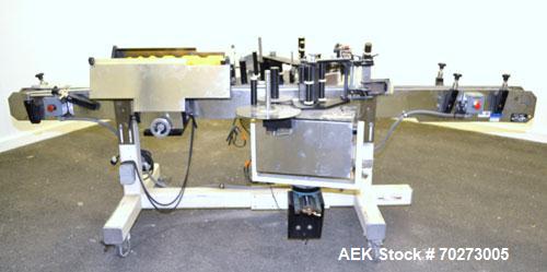 Used Label-Aire 2115M Front and Back Pressure Sensitive Spot Labeling