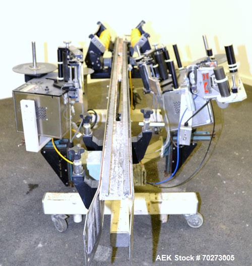 Used Label-Aire 2115M Front and Back Pressure Sensitive Spot Labeling