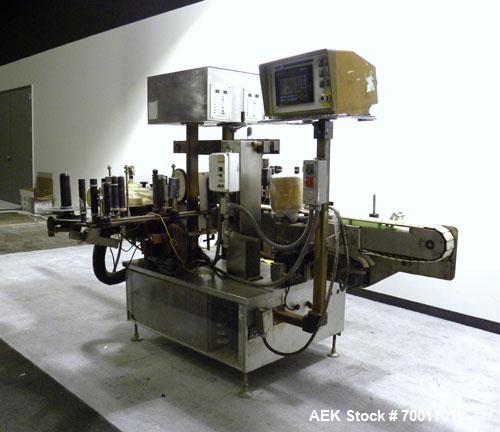 Used New Jersey Machine Automatic Pressure Sensitive Front & Back Lab