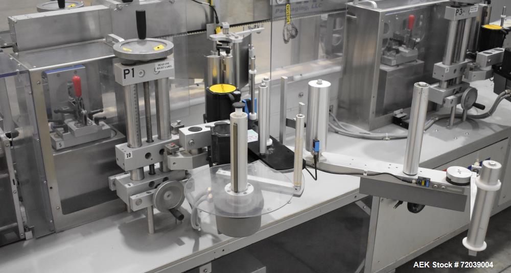 Used PagoMat System 200/157 Font and back Pressure Sensitive Labeler