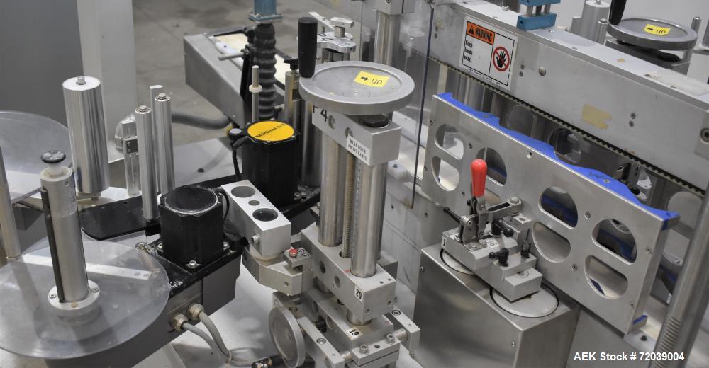 Used PagoMat System 200/157 Font and back Pressure Sensitive Labeler
