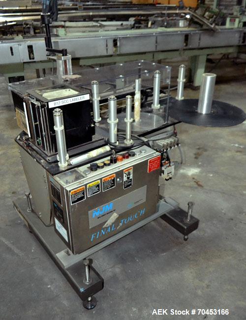 Used New Jersey Machine Labeler, Model 401XR-0060A. SELLING PRICE AS