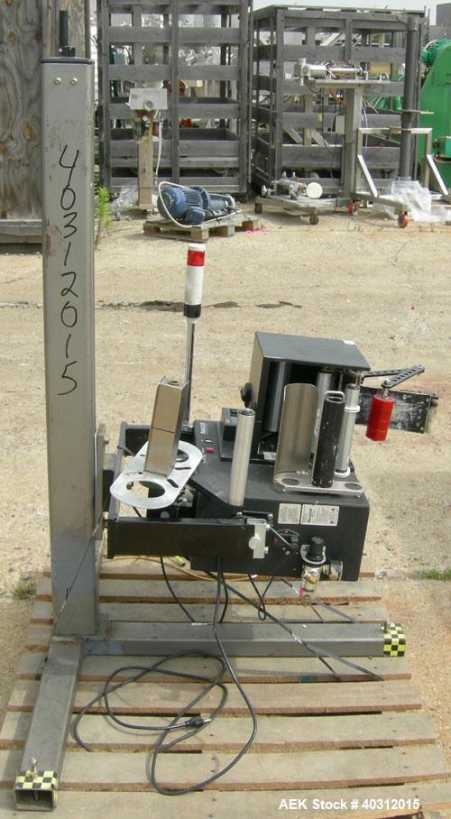 Used Paragon Apply Only Labeler, model 88100. 12" maximum O.D. X 3" c