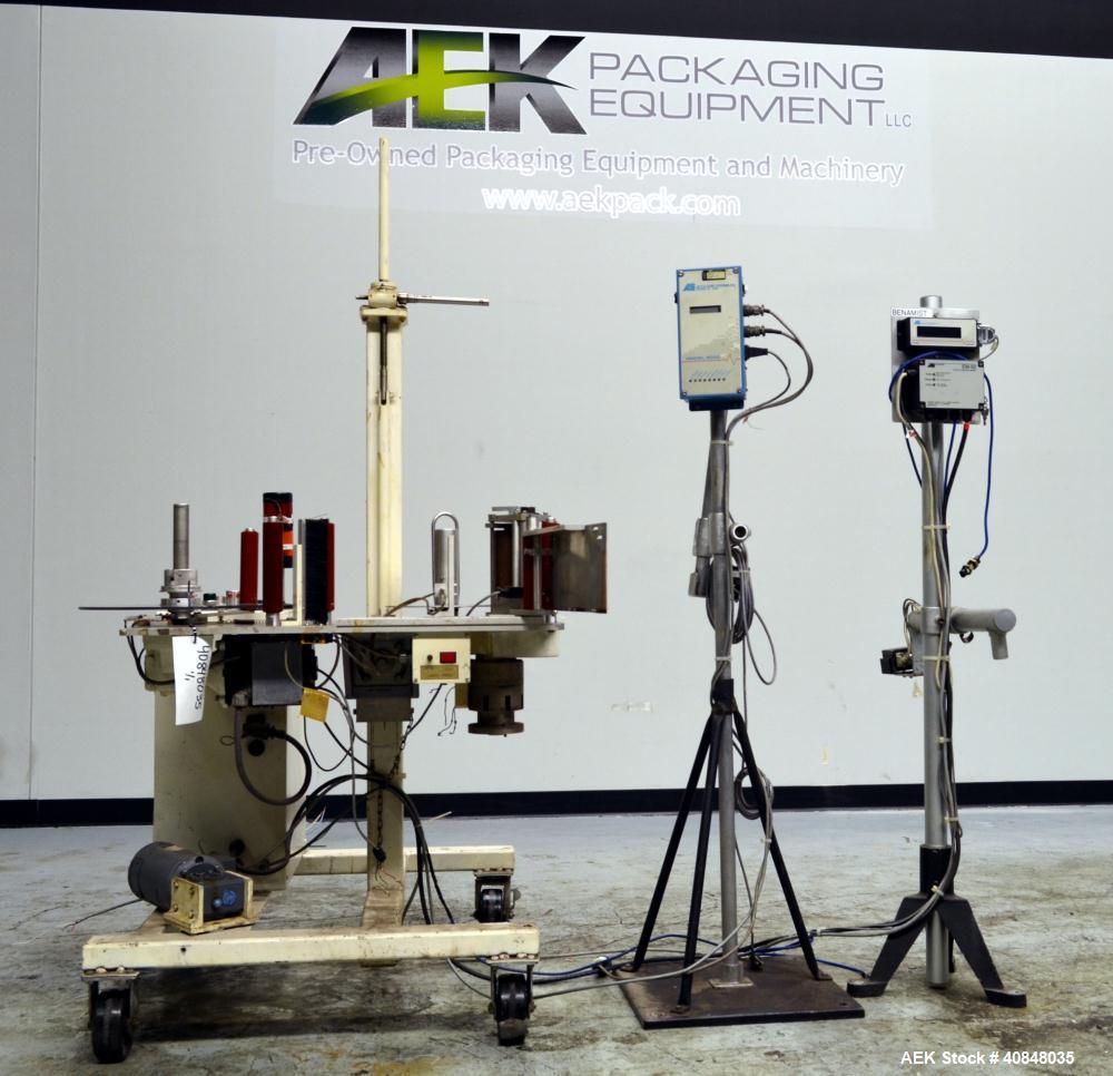 Used Stackpole Pressure SensitiveLabeler, Model SM900. Speed range 20