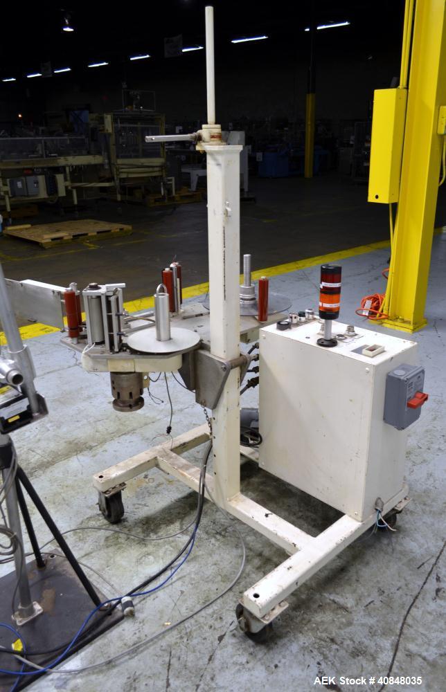 Used Stackpole Pressure SensitiveLabeler, Model SM900. Speed range 20