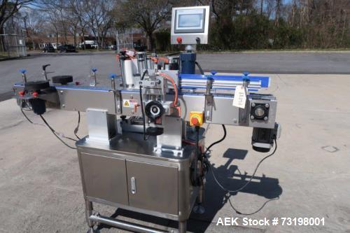 Used King Automatic Pressure Sensitive Labeling Machine. Suitable for