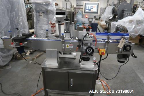 Used King Automatic Pressure Sensitive Labeling Machine. Suitable for