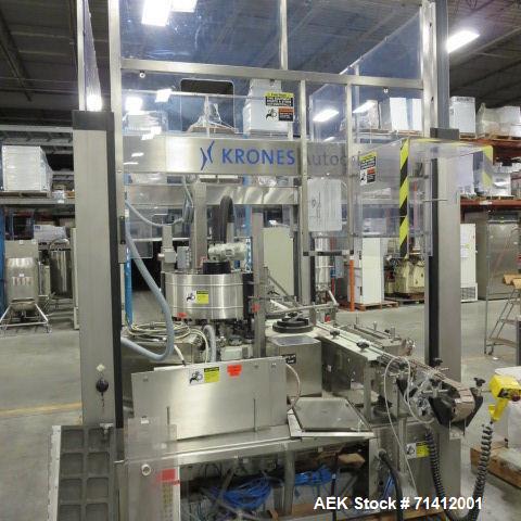 Used Krones Autocol 747 High Speed 18 Station Rotary Front and Back P