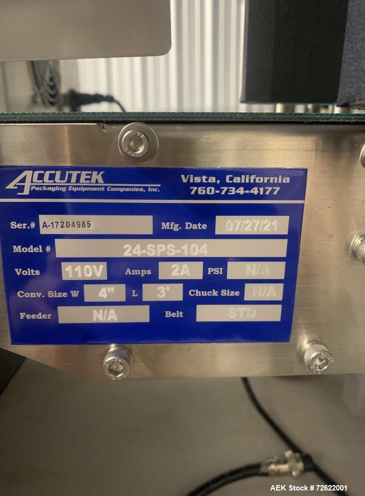 UsedAccutek (Labelette)Table Top Pressure Sensitive Wraparound Labele