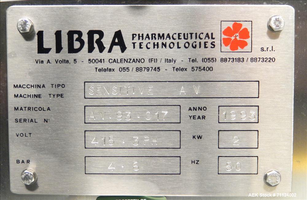 Used Libra Pharmaceutical Technologies Model Sensitive AV Pressure Se