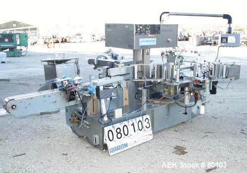 Used New Jersey Machine Co model 331LSWBC-157 auto conveyorized packa