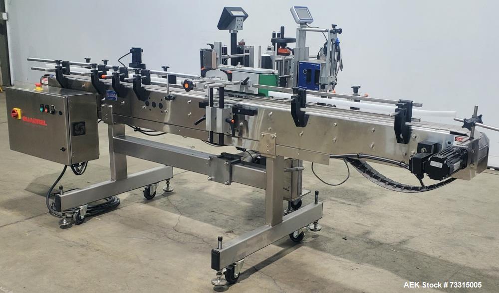 For Sale: Used Quadrel Econoline Labeler | High-Speed Bottle Labeling ...