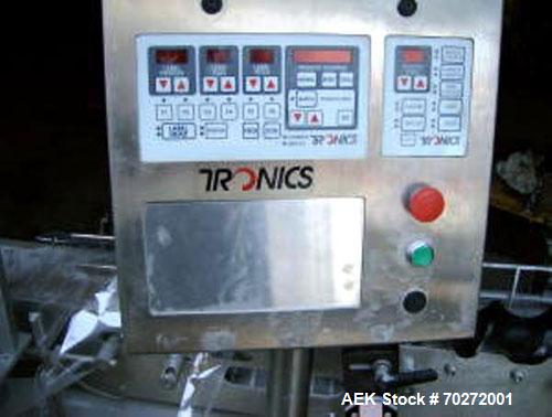 Used Tronics Series 3 Stainless Steel Labeling Machine Model S3S