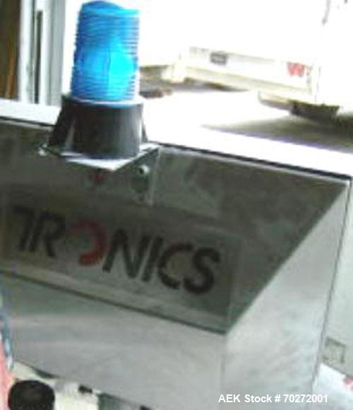 Used Tronics Series 3 Stainless Steel Labeling Machine Model S3S