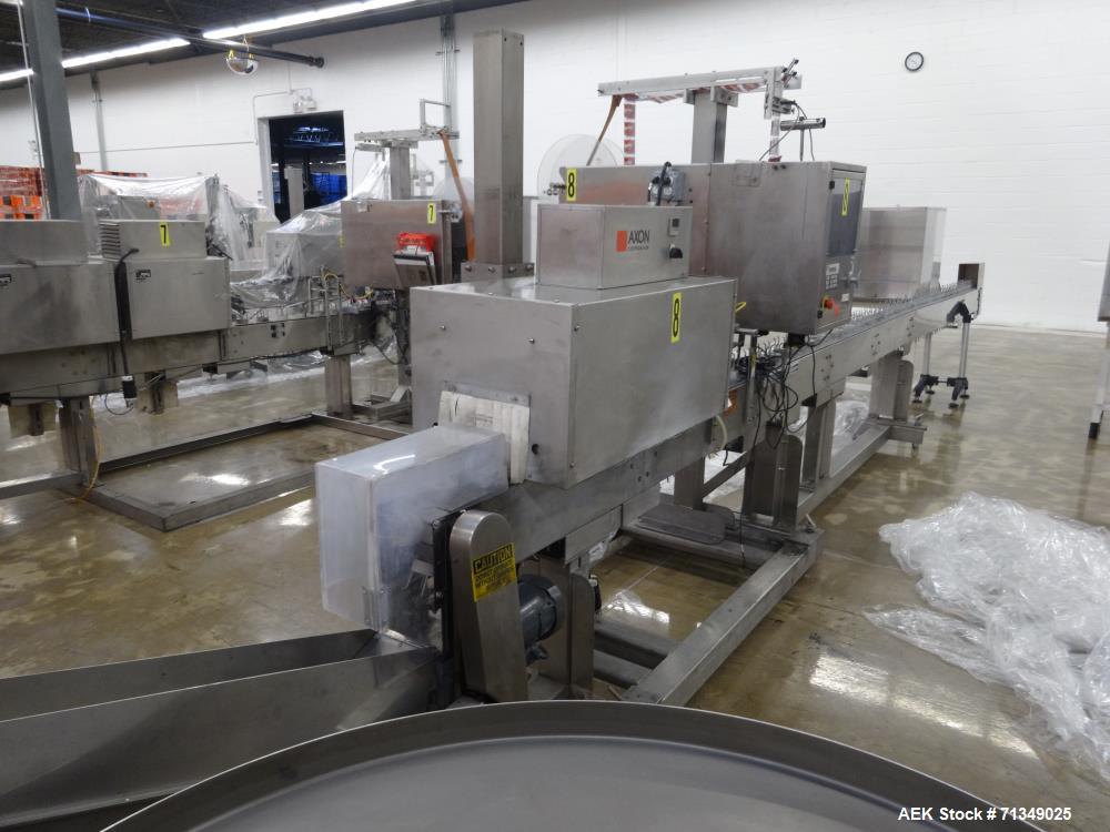 Used Axon Corporation EZ-100 Tamper Evident Band and Sleeve Label App