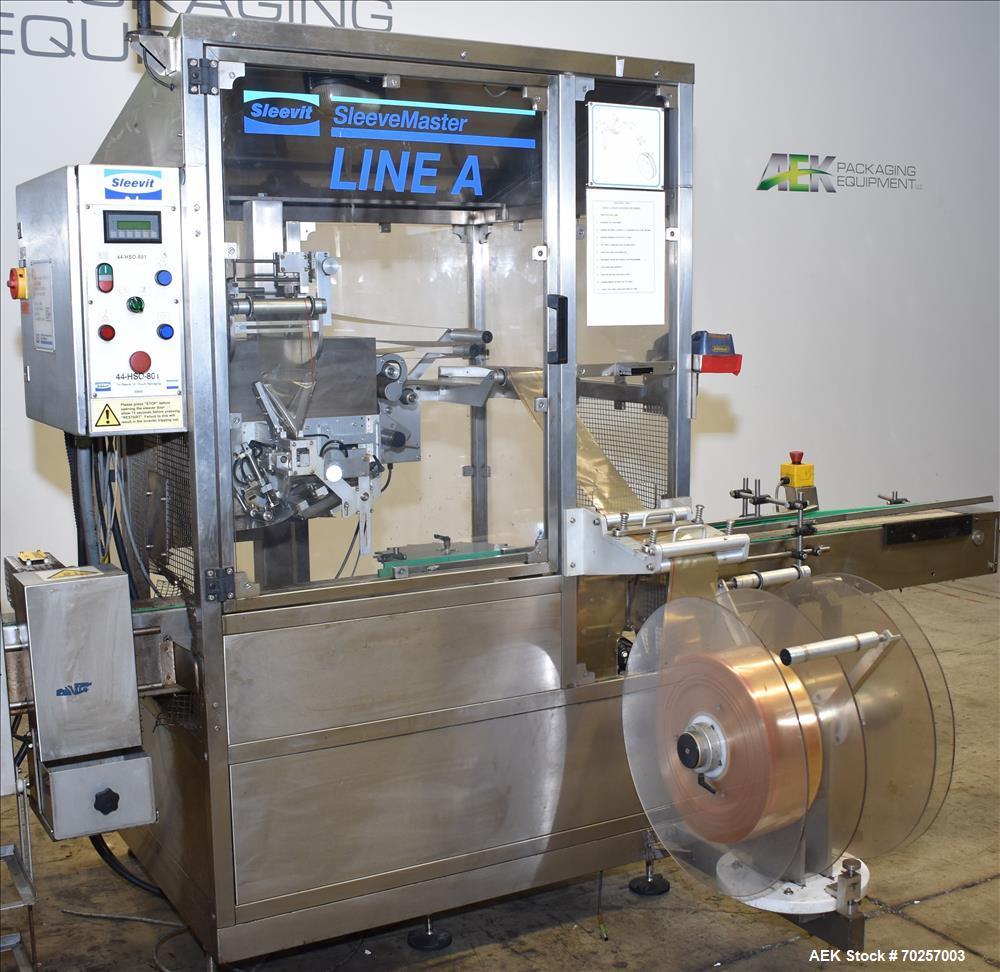 Used Sleevit (Accraply) Sleeve Master Plus Tamper Evident Bander or S