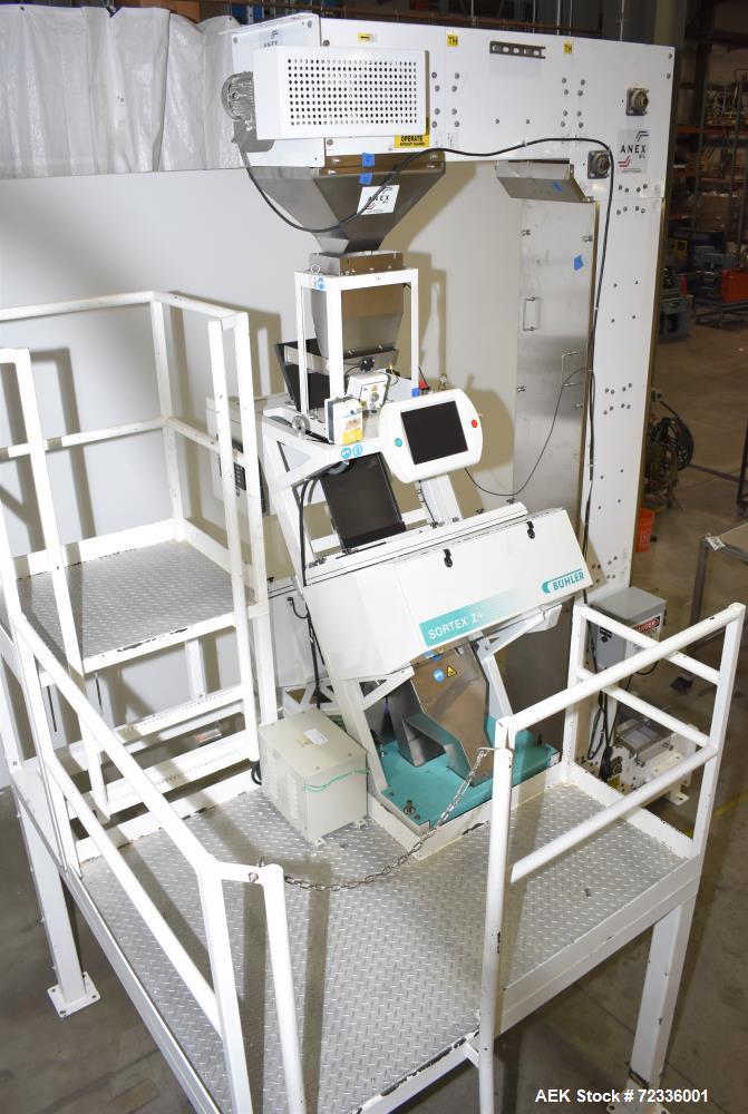 Used Buhler Sortex Ltd. Model Z+1B Material Handling Color Sorter wit