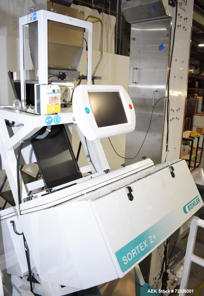 Used Buhler Sortex Ltd. Model Z+1B Material Handling Color Sorter wit