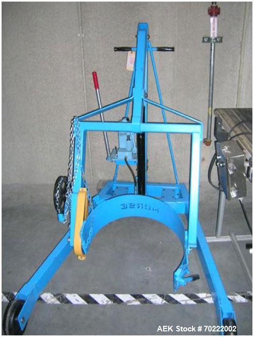 UsedUnused-Morse 55 Gallon Drum Lift, model 400Z-72. Has an 800 lb c