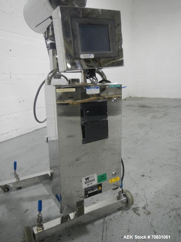 Used Lock metal detector, 3.75" wide x 1.5" high aperture, with contr