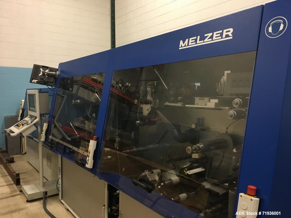 Used Melzer Smart Ticket/Label Production Line, Model STL-L100. UHF/H