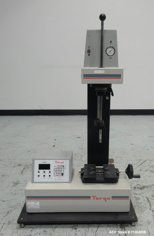 Used Vibrac Model 1502 CR "Torqo" Electronic Torque Tester. Tests tor