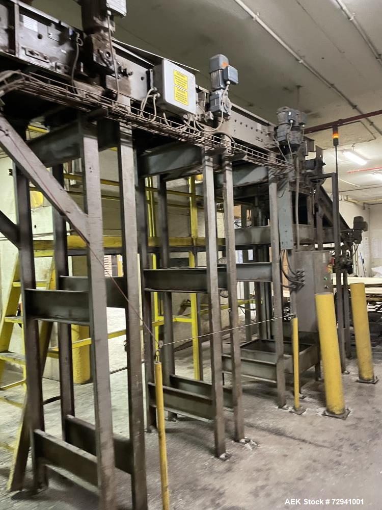 UsedMollers Model PLS Split-Plate Automatic High Level Palletizer. Ca