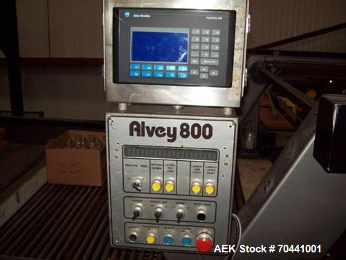 UsedAlvey Model 800 Automatic Palletizer. Capable of speeds up to 75