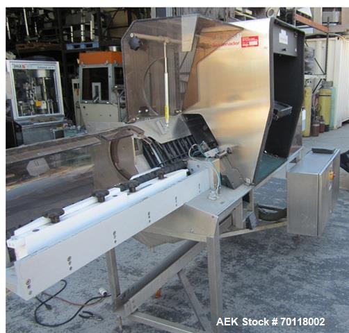 Used Seidenader V90 AVSB Inspection Machine. Now tooled pre-filled sy