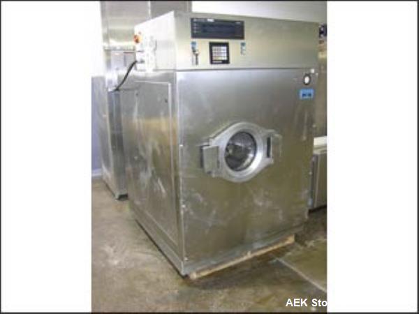 Used Huber Stopper Washer, Model DS40. 316 stainless steel constructi