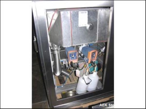 Used Huber Stopper Washer, Model DS40. 316 stainless steel constructi