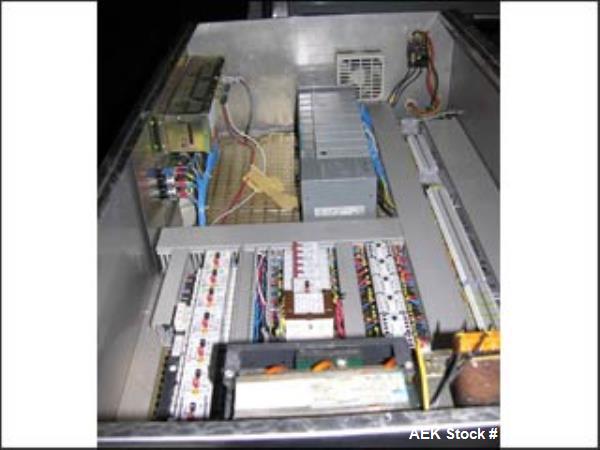 Used Huber Stopper Washer, Model DS40. 316 stainless steel constructi