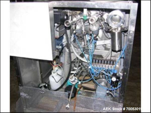 Used Huber Stopper Washer, Model DS40. 316 stainless steel constructi