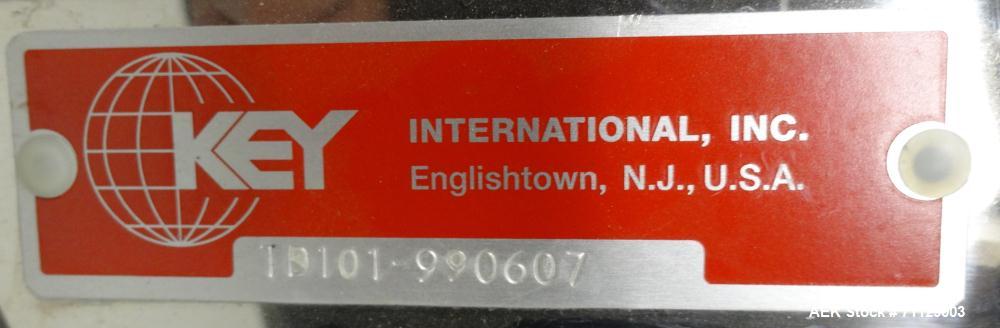 Used Key International Model TD-101 Tablet De-Duster. 316 Mirror poli